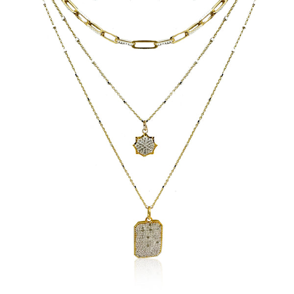 Perfect Layers-Silver and Gold Mixed Metal Set - Laughing Lotus Boutique
